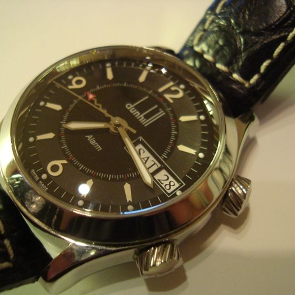 FSoT:rare Dunhill Sporscape mechanical alarm with rare A.Schild 5008 ...