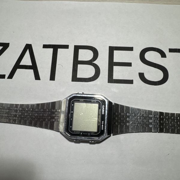 CASIO TC-600 Touch Sensor Cal Quartz Digital Men's Watch | WatchCharts ...