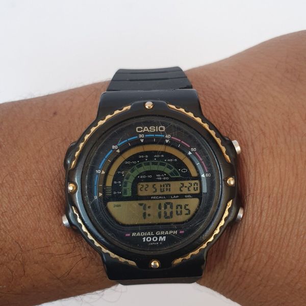 Casio Radial Graph watch RGW 20,Mod.918.Japan | WatchCharts Marketplace