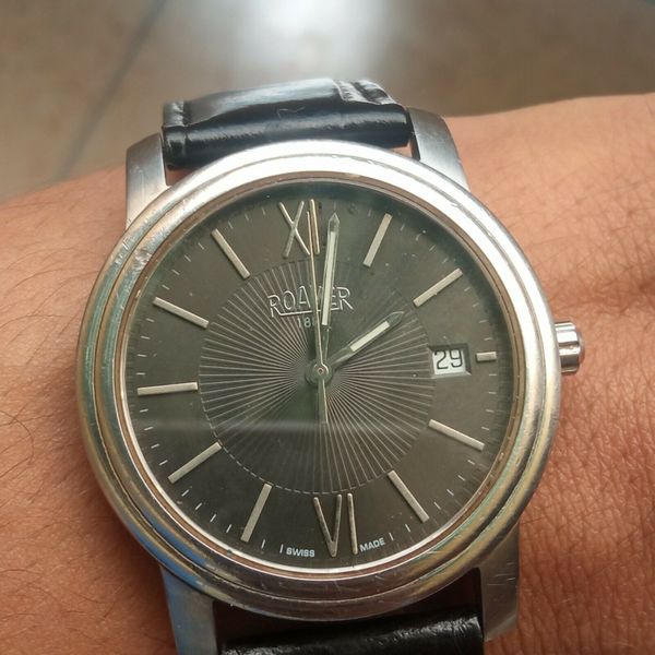 ROAMER 1888 Men's Watch 507.933 Quartz Sapphire Crystal Swiss Made ...