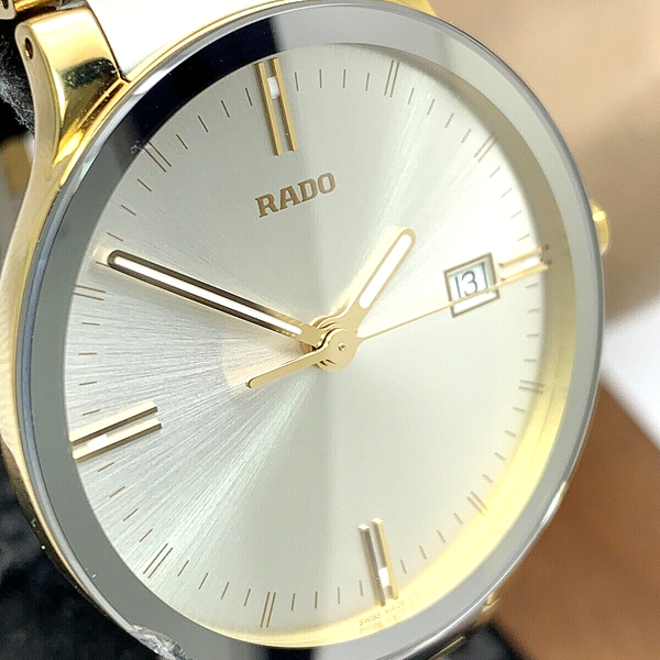 Rado Men's Watch R30931103 Centrix Swiss Quartz Silver Dial Two Tone ...
