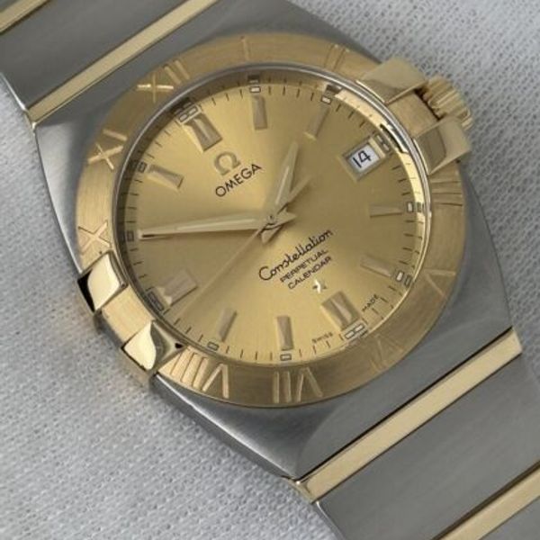 OMEGA Constellation Double Eagle Bimetal 36mm Gents Watch 2024 Service ...