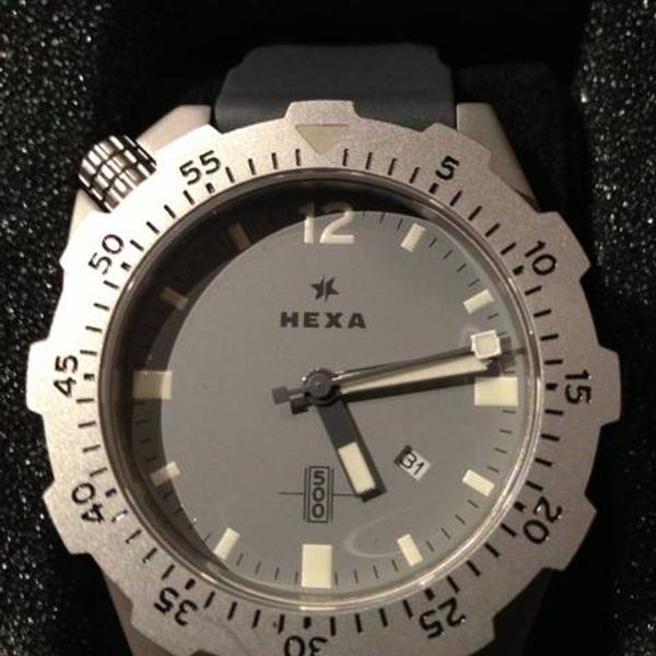 HEXA Q500 500m Bead Blasted | WatchCharts Marketplace