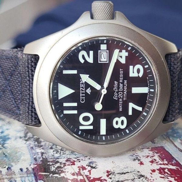 [WTS] Citizen "Ray Mears" Promaster Tough Eco-Drive Titanium | WatchCharts