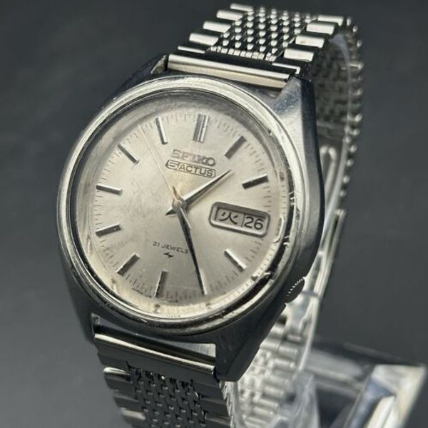 Vintage Seiko Actus 21 Jewels Automatic 7019-7060 Japan 38mm | WatchCharts Marketplace