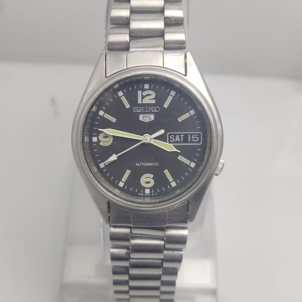 SEIKO 5 JAPAN 7s26A AUTO MOVEMENT 21J DAY/DATE WRISTWATCH - FINE ...