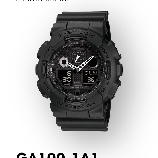 G-Shock GA100 1A1 ani digi | WatchCharts Marketplace