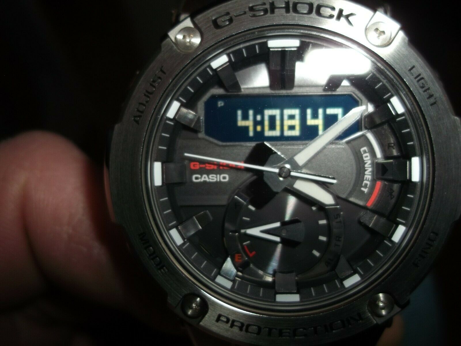 Casio G-Shock G-Steel Carbon Core Guard Bluetooth Watch - GST-B200-1 ...