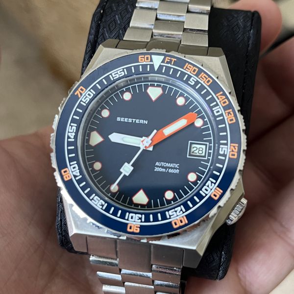 FS: Seestern S407 Blue Diver 200M NH35 | WatchCharts Marketplace