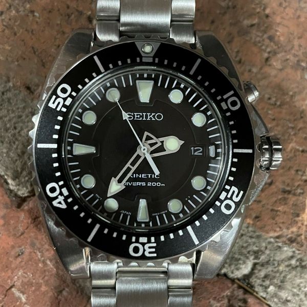 Seiko Kinetic BFK Dive Watch SKA371 5M62 - OBLO 200m | WatchCharts ...