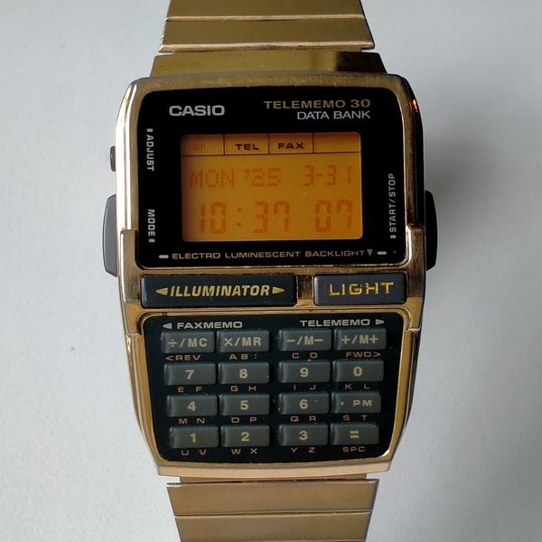 Casio DBC 300 Module 1253 Calculator Telememo Data Bank Vintage ...