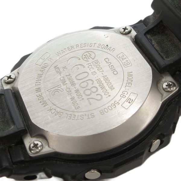 Casio G-Shock Digital Quartz Watch GB-5600B-1JF Black Square Design ...