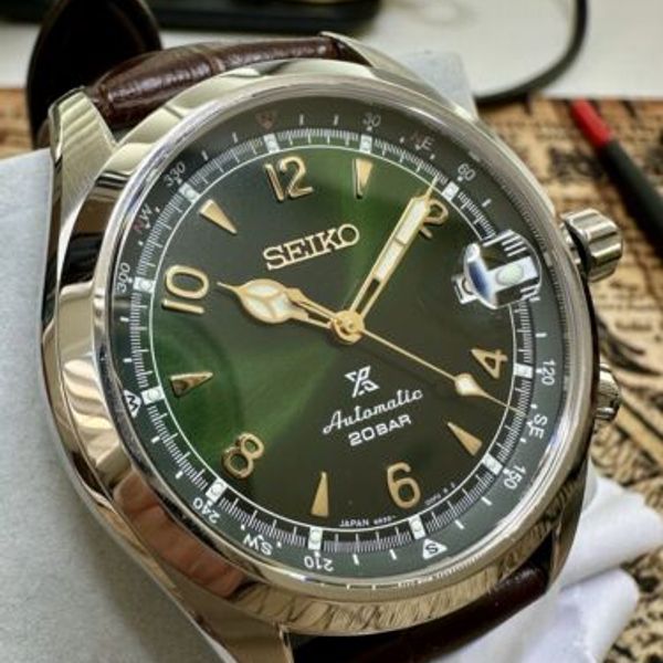 Seiko Prospex Alpinist SPB121 Compass Green Dial NEAR-MINT CONDITION ...