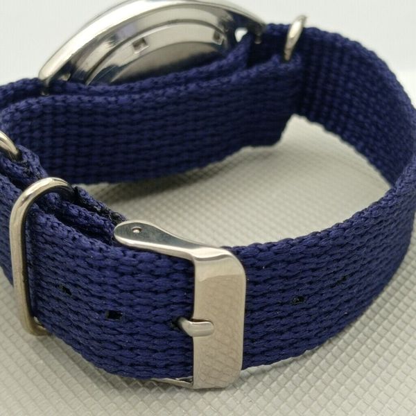 VINTAGE SEIKO EXPO 70 AUTOMATIC 7009A JAPAN MENS BLUE COLOR DIAL WATCH ...