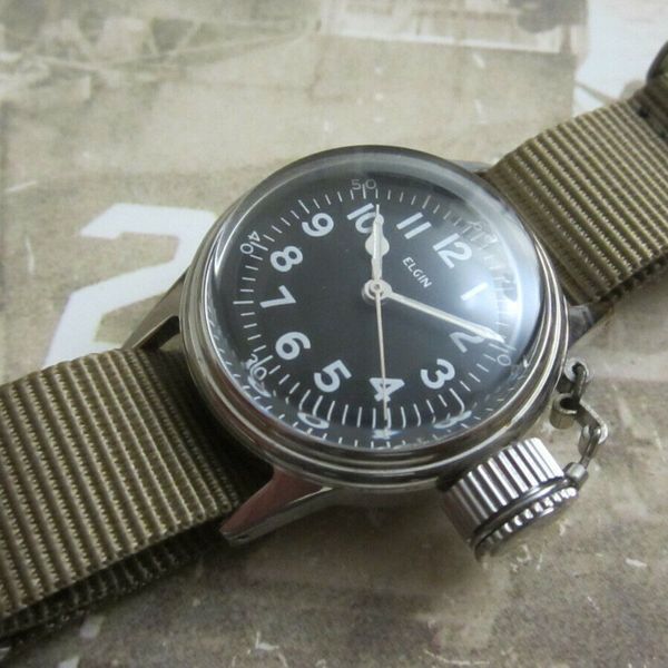 WW2 ELGIN MILITARY WATCH USN BUSHIPS FROGMAN CASE ! | WatchCharts ...