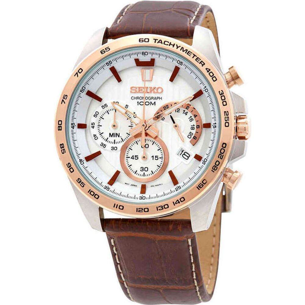 Seiko Seiko Men's Watch Chronograph [Chronograph White Dial Watch ...