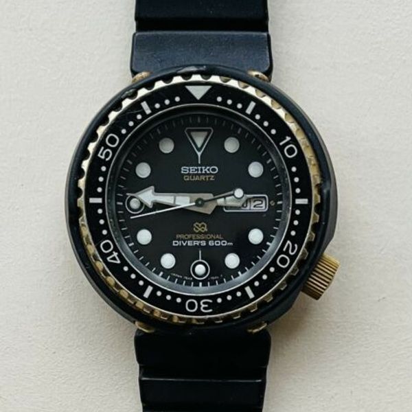 Rare Vintage Seiko 1978 Golden Tuna 7549 7009 Quartz Watch, Original Strap & Box | WatchCharts ...