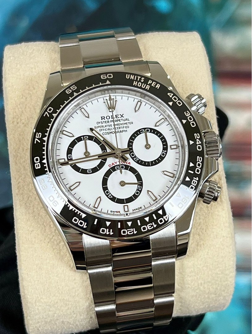MARCH2024 Rolex Daytona 126500 White “New Panda” Full Set | WatchCharts ...