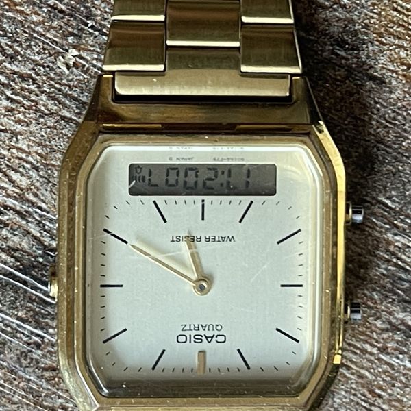 Casio Analogue Digital Mens Quartz Watch 1301 AQ-230 | WatchCharts ...