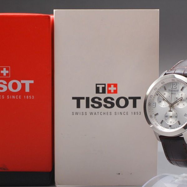 OH [MINT] Tissot PRC 200 T055.417.11.037.00 Silver Dial Chronograph Men's Watch | WatchCharts ...