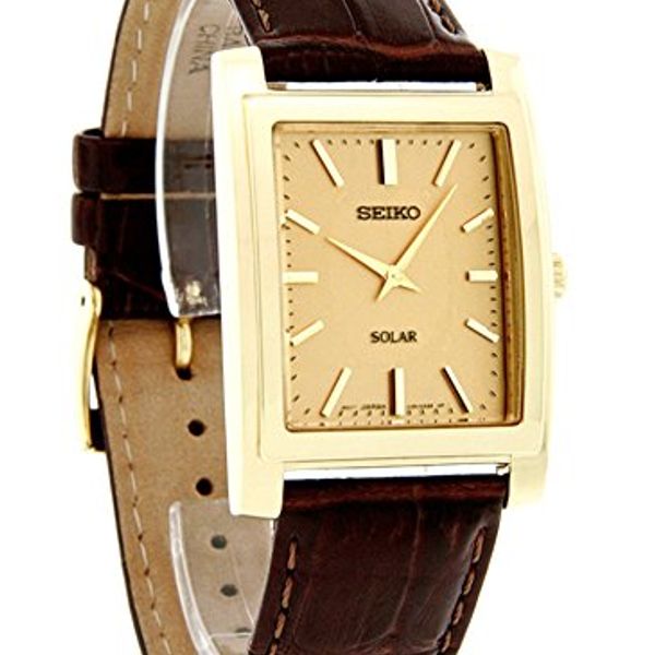SEIKO Watch Solar Gold Tone SUP896 Men's [Parallel Import] | WatchCharts