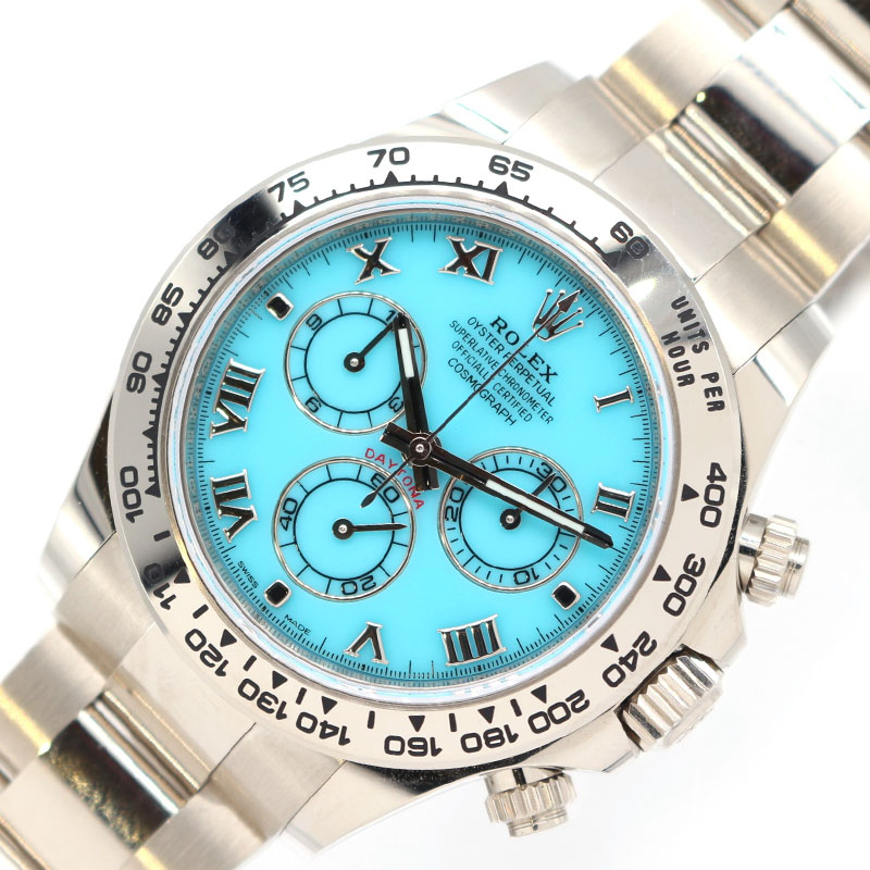 Rolex ROLEX Cosmograph Daytona Random No. 116509 Turquoise Men's Watch ...