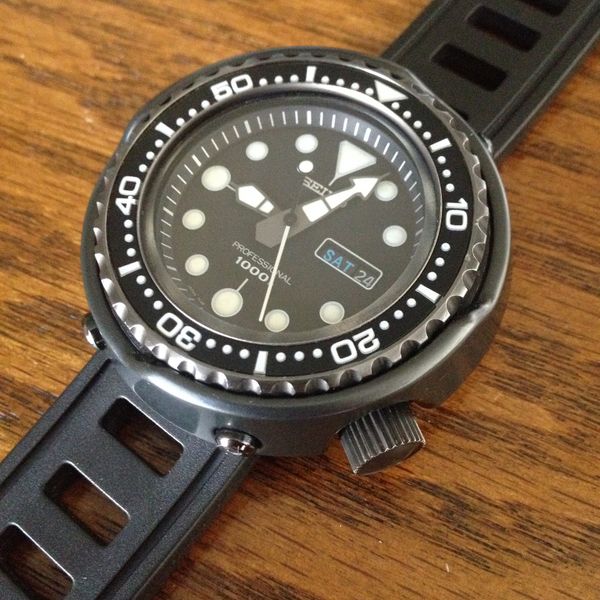 SOLD: Seiko SBBN011 Darth Tuna on ISOFRANE | WatchCharts