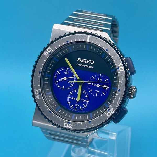SEIKO Spirit 7T12-0AX0 SCED021 Giugiaro Chronograph Quartz Limited ...