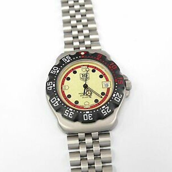 TAG Heuer Formula 1 Luminous Dial Retro 371.513 (WA1211) Mid size 35mm ...