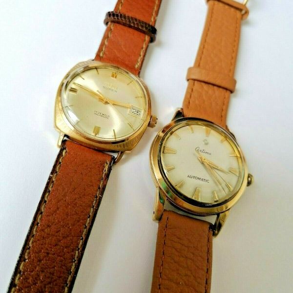 Vintage Certina 2845 And Magna Super - Automatic - Watches men’s - 1970 ...