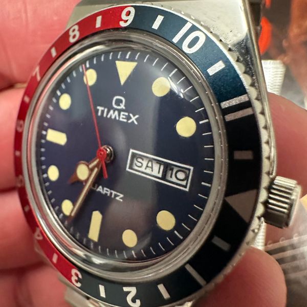 [WTS] TIMEX Q blue dial pepsi. | WatchCharts Marketplace