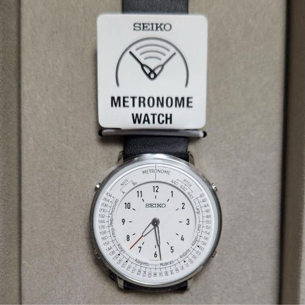 SEIKO Metronome Watch Standard Line Color Monotone SMW006A -New ...