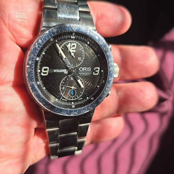 Oris Williams F1 Team Chronograph Chrono Watch Mens Carbon ...