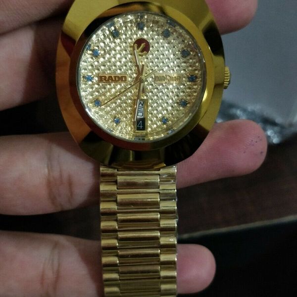 Gold Color Vintage Automatic Rado Watch for men's | WatchCharts Marketplace