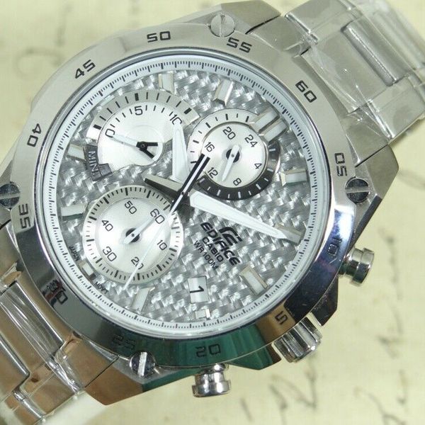 EDIFICE CASIO QUARTZ CHRONOGRAPH 5547 EFR-557 WR100M DATE WATCH MEN'S ...