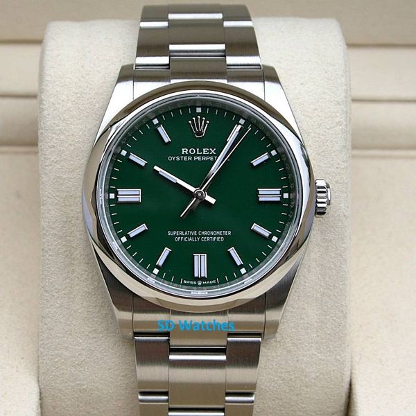 FS: Rolex 126000 Oyster Perpetual 36MM Green Dial | WatchCharts Marketplace