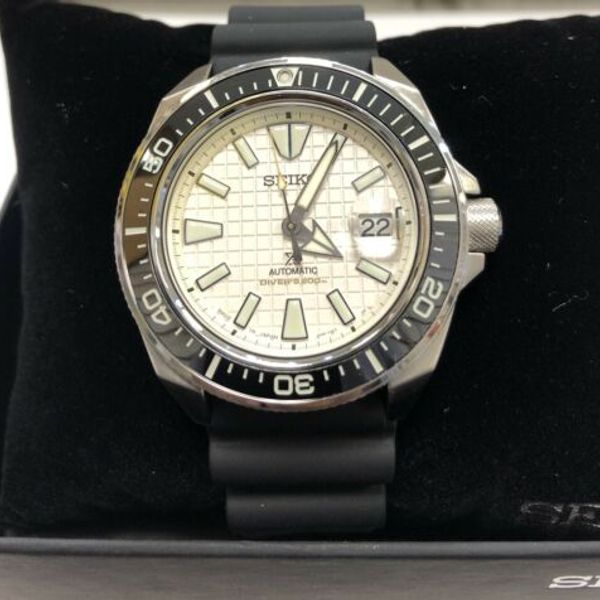 Seiko Automatic Prospex King Samurai White Dial Divers Mens Watch