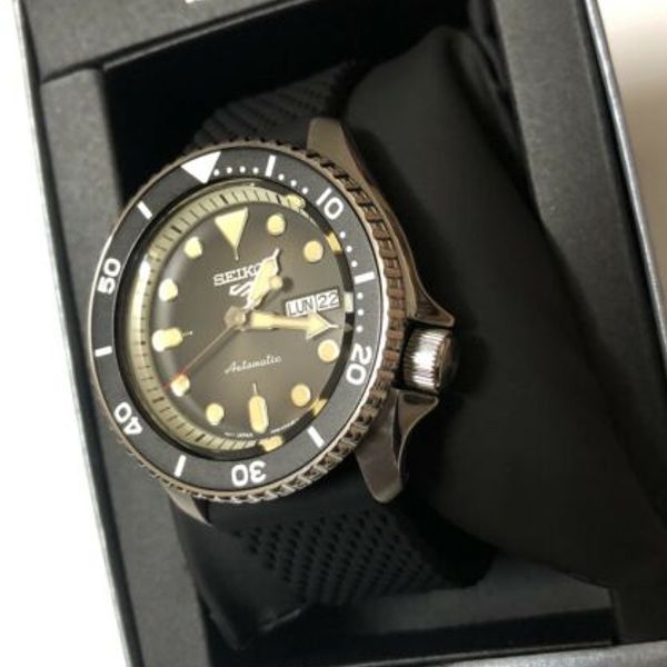 Seiko 5 Sports SRPD95 Men's Automatic Silicone Strap Watch NEW WITH TAG ...