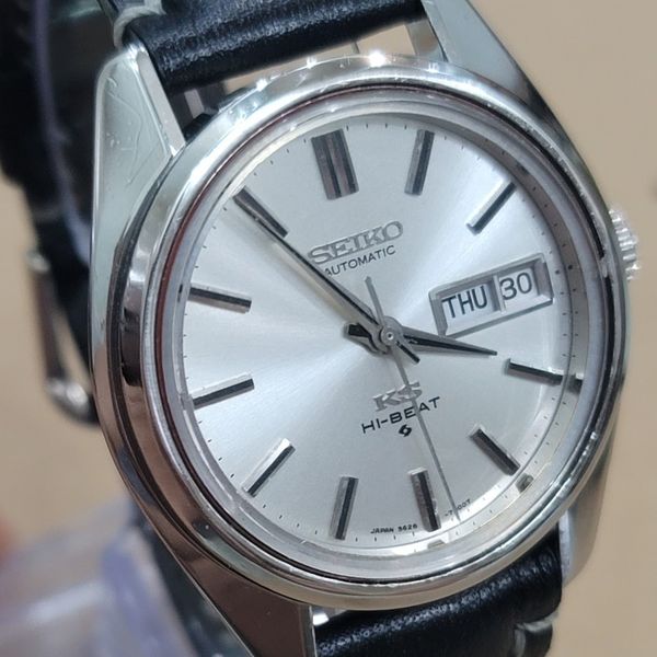 1969S VINTAGE KING SEIKO KS 5626 HI BEAT 28800BPH AUTOMATIC 25J SS MENS WATCH | WatchCharts ...