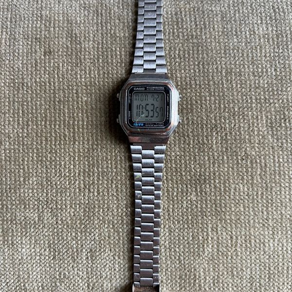 Vintage Casio Illuminator Alarm Chrono LCD Wristwatch - 34mm Circa 1990 | WatchCharts Marketplace