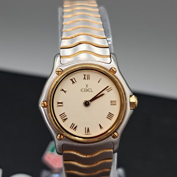 Ebel Wave 18k Gold Bezel Ladies Vintage Watch | WatchCharts Marketplace