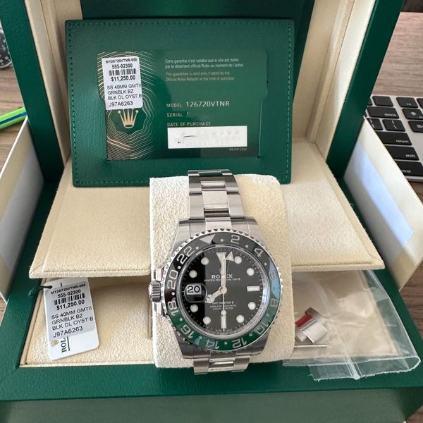 Rolex Sprite Left Handed GMT Master II | WatchCharts Marketplace