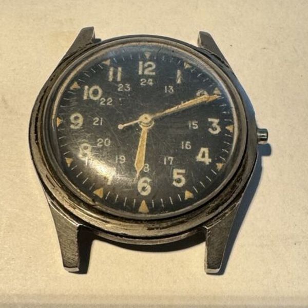 Benrus Mil-w-3818B Military Watch (Vietnam Era Date- March, 1968) For ...