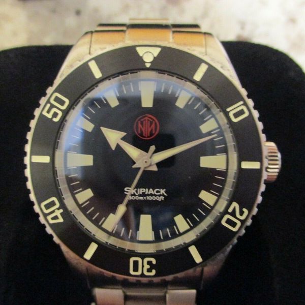 Men's Nth Skip Jack Skip-Jack 40mm 300m Automatic Divers Watch Sapphire ...