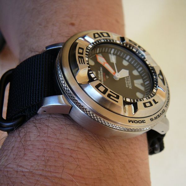 **SOLD** FS: Citizen Eco-Zilla BJ8050-08E on rubber w/ suppa adapters ...