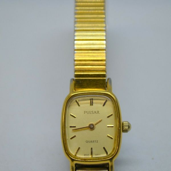 Vintage PULSAR Women's Y588-X004 Gold Tone Watch | WatchCharts Marketplace
