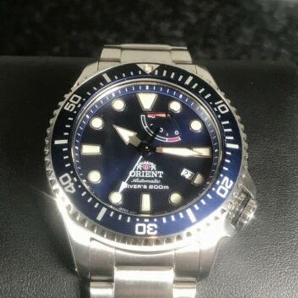 Orient Triton Blue Diver 43mm 200m 40 Hour Power Reserve 40N5A ...