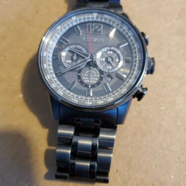Citizen B620-S111421 Men's Watch Black Dial Eco Drive Analog 45mm ...