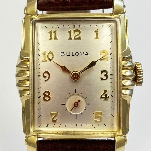 1955 VINTAGE BULOVA PRESIDENT WATCH Gents/Unisex 70 years old JUST ...