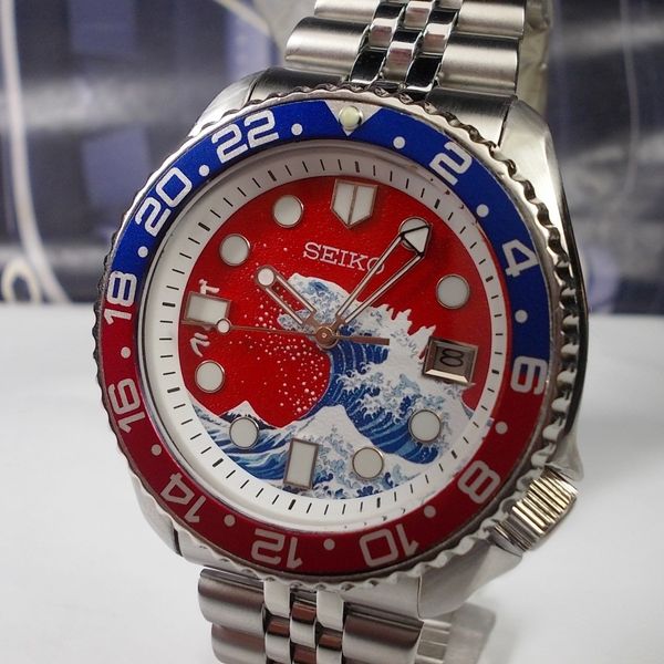 SEIKO 150M SCUBA DATE AUTO MENS WATCH 7002-700A 'RED GODZILLA' (SN ...